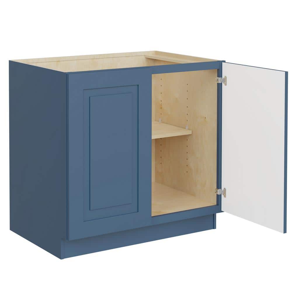 MILL'S PRIDE Greenwich Valencia Blue 34.5 in. H x 36 in. W x 24 in. D ...