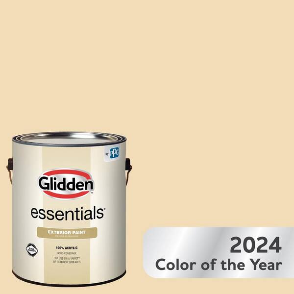 Glidden Essentials 1 gal. PPG1091-3 Limitless Flat Exterior Paint ...