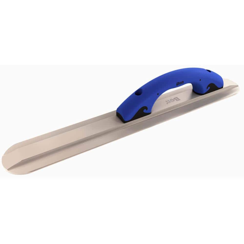 Bon Tool 20 in. x 3-1/8 in. Round End Magnesium Float with Comfort Wave ...