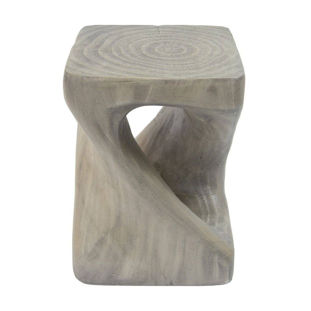 Miscool Avex Gray Square Magnesium Oxide Wood-Like Texture Outdoor ...