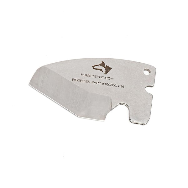 Husky 1-1/4 in. Ratcheting PVC Cutter Replacement Blade (2-Pack) 90124 ...