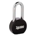 TOLEDO Black Series Round Padlock with Black Electric-Coating TBK400