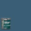 BEHR PREMIUM 1 qt. #S490-7 Superior Blue Semi-Gloss Enamel Interior ...