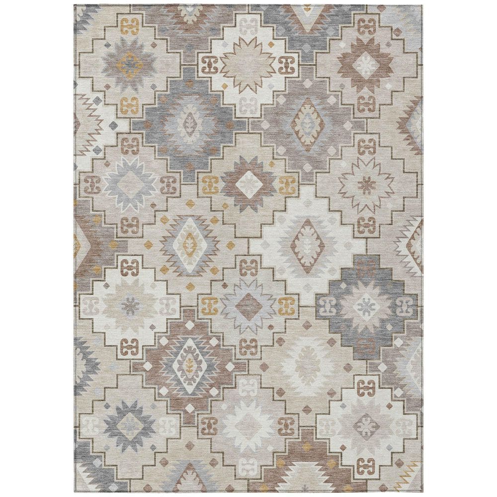 Addison Rugs Chantille Machine Washable Indoor/Outdoor Abstract ACN2123 ...