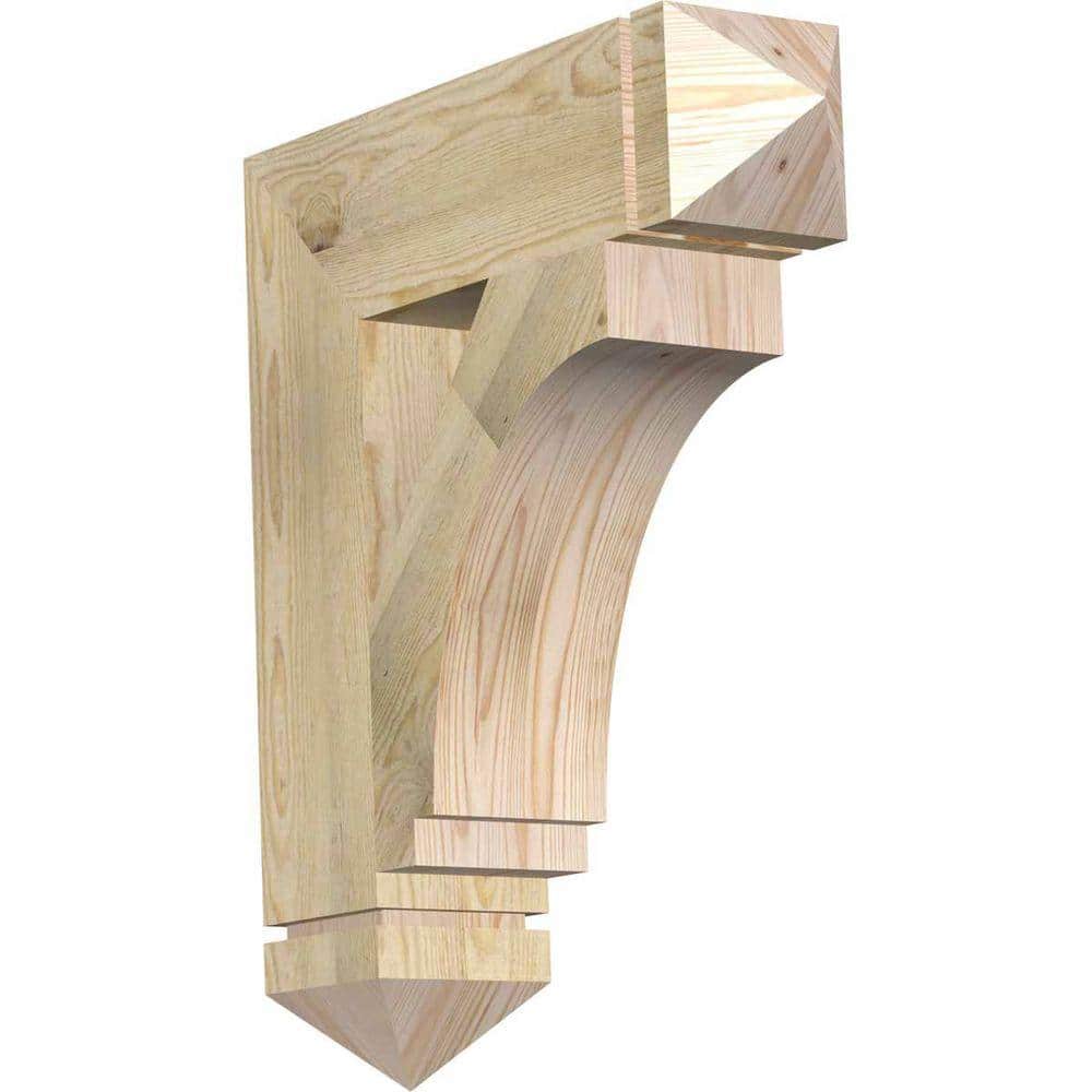 Ekena Millwork 6 in. x 28 in. x 24 in. Douglas Fir Imperial Arts and ...