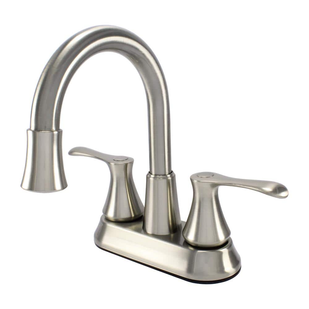 WASSERMAN FAUCETS LED White Light Dual Handle High Swivel Spout ...