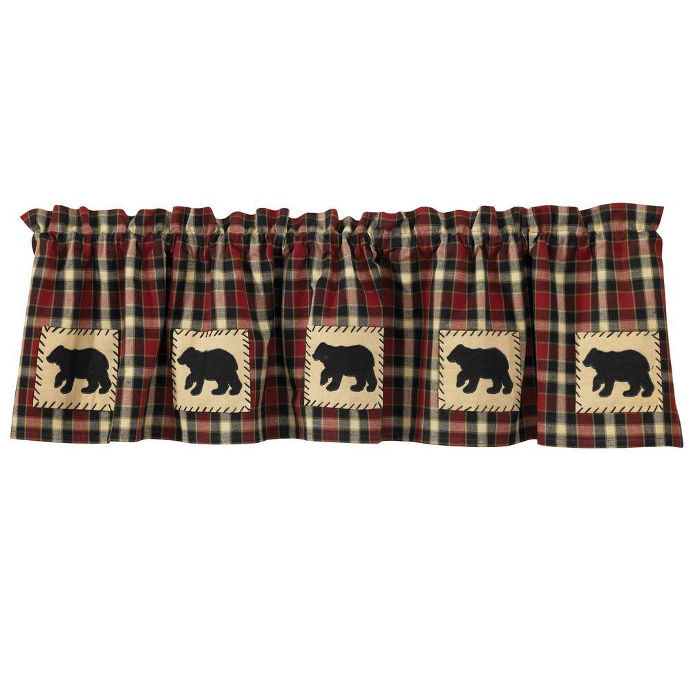 Park Designs Concord Bear Lined Valance 393-47B - The Home Depot