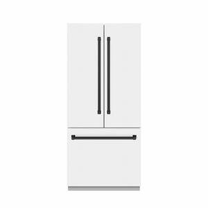 ZLINE Kitchen and Bath 36 in. 19.8 cu. ft. Panel Ready Built-in Bottom ...