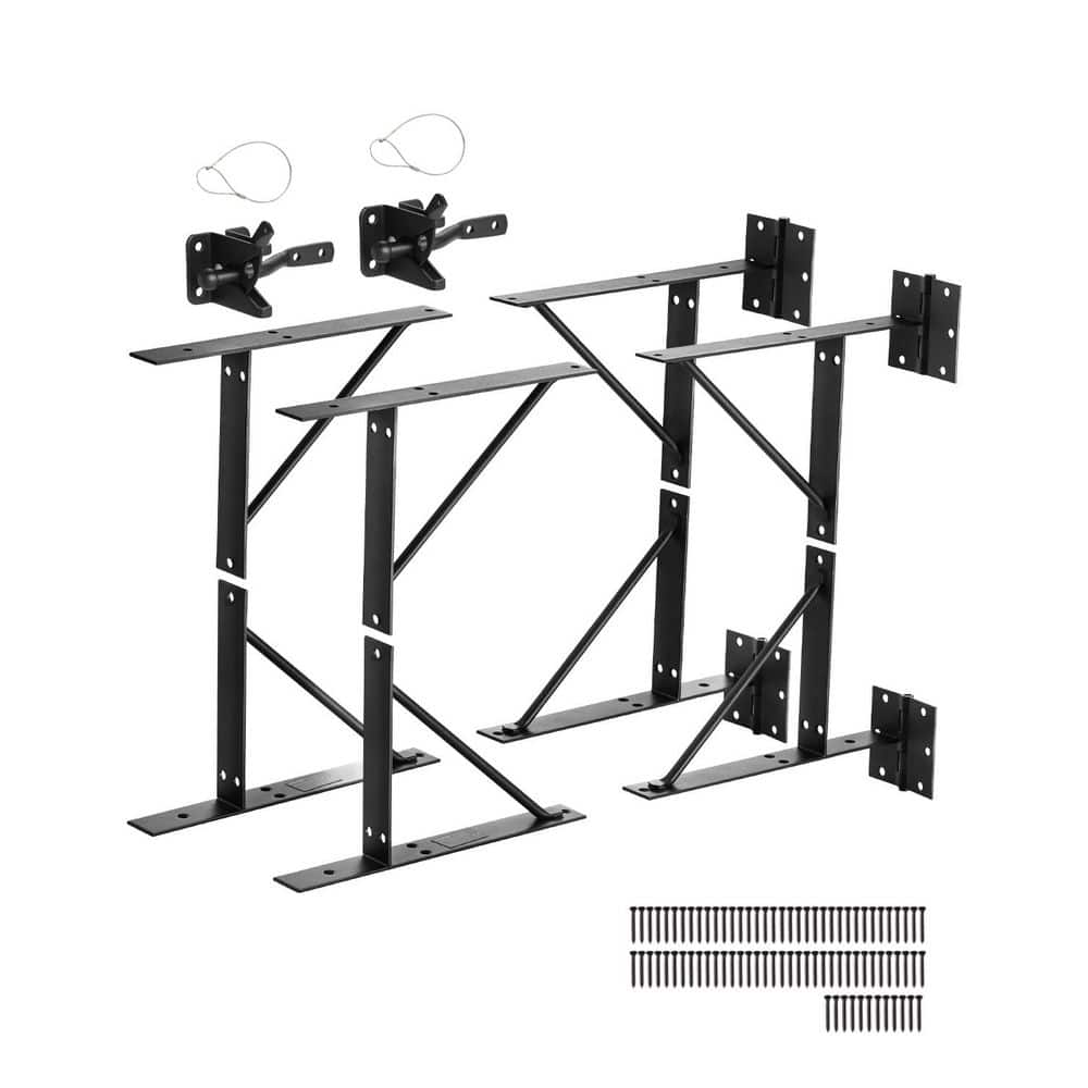 VEVOR Gate Corner Brace Bracket, 2 Sets, Anti Sag Gate Frame Hardware ...