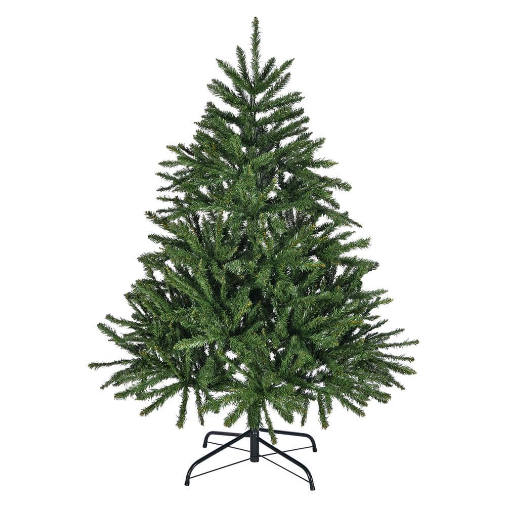 FIROMO 4.5 ft. Artificial Christmas Tree, Premium Hinged Spruce Tree ...