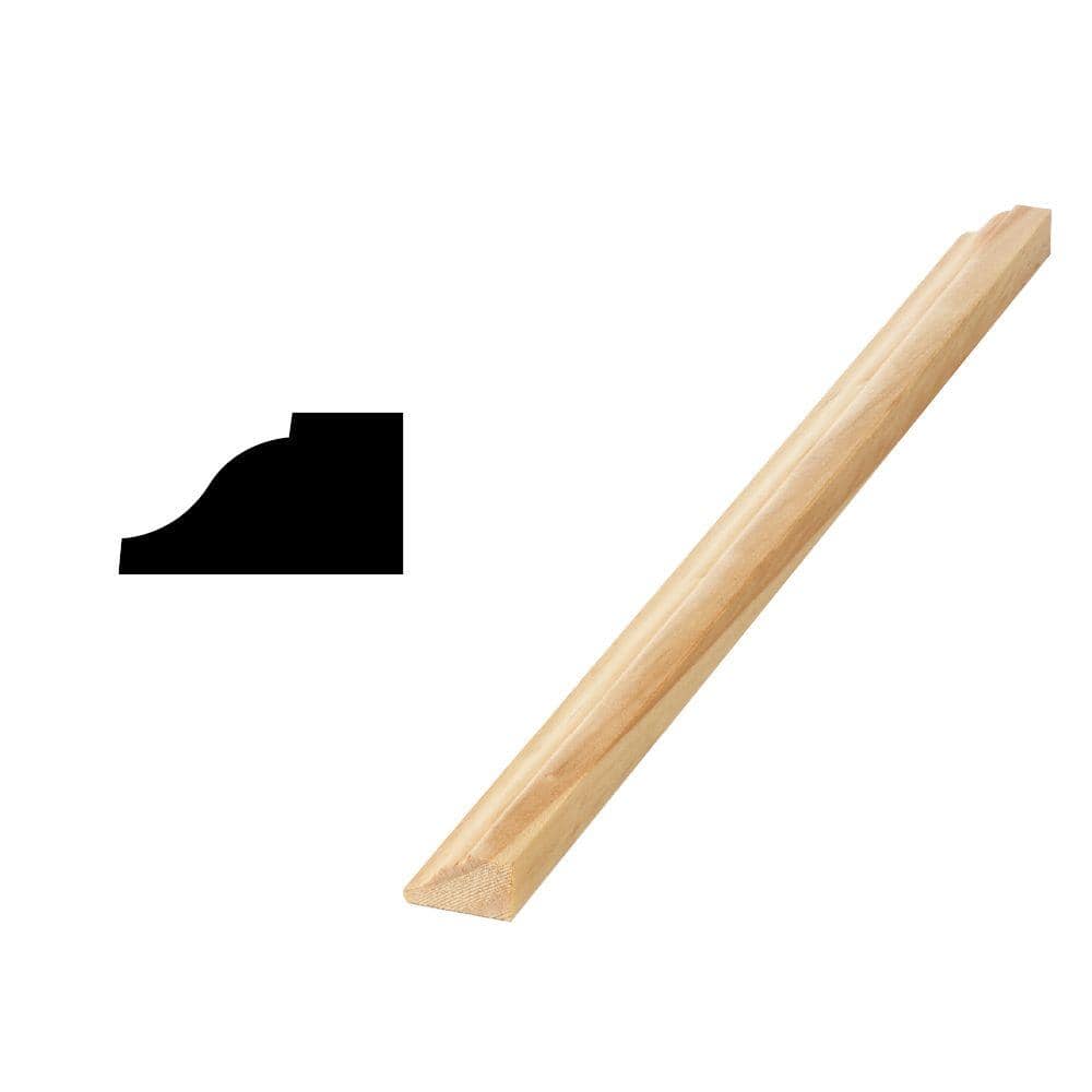 Woodgrain Millwork WM 941 7/16 in. x 3/4 in. x 96 in. Solid Pine Door ...