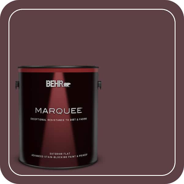 BEHR MARQUEE 1 gal. #MQ1-49 Raspberry Truffle Flat Exterior Paint ...