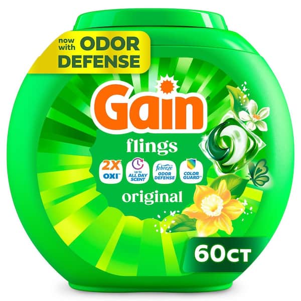 Pods - Gain - Laundry Detergents - The Home Depot
