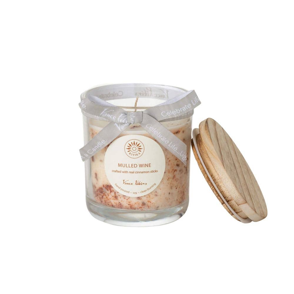 Vance Kitira 9.17 oz. Soy Wax Mulled Wine Scented Candle BOT345CN - The ...