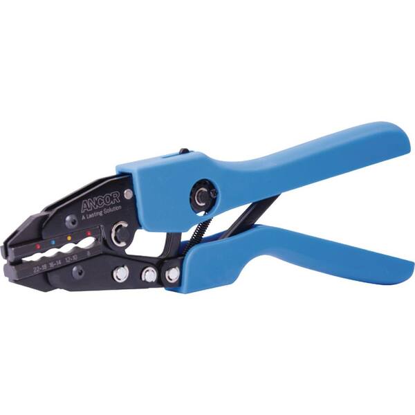 Self-releasing Crimp Tool Ancor Angled Single Crimp Ratcheting Crimper ...