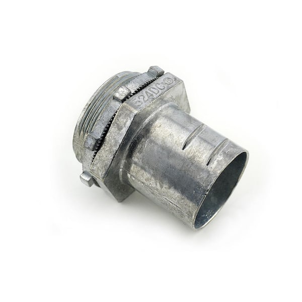 BRIDGEPORT 1-1/2 in. Flexible Metal Conduit (FMC) Screw-In Connectors ...