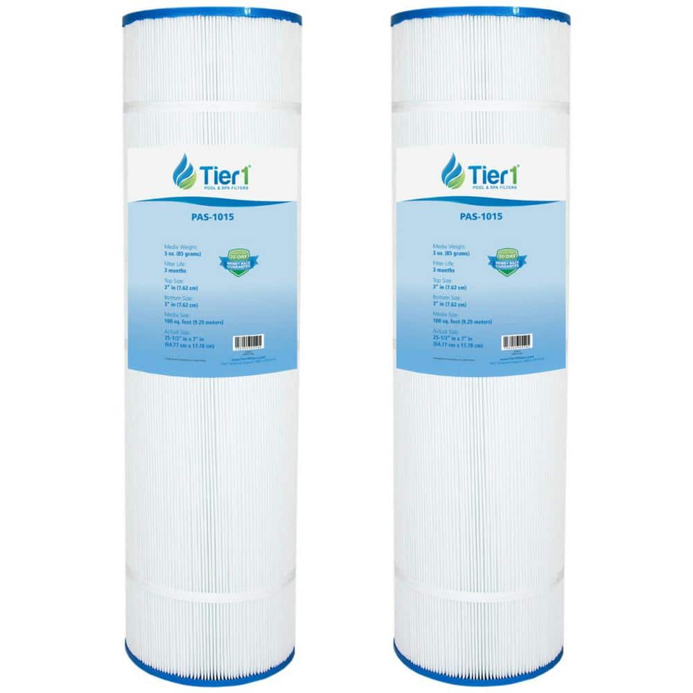 Tier1 7 in. Dia 100 sq. ft. Pool and Spa Filter Cartridge for Hayward ...