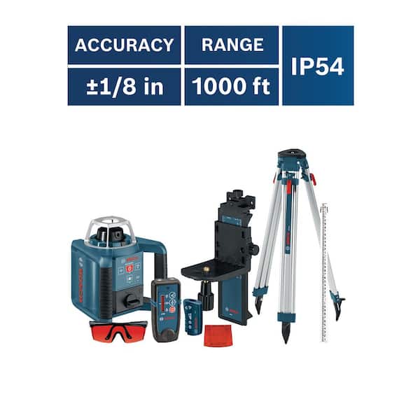 Bosch 1000 Ft Beam Self Leveling Rotary Laser Level - The Best Picture ...