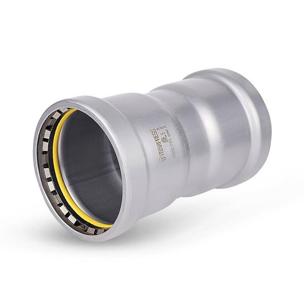 Streamline 3/4 in. Carbon Steel Press x Press Coupling Fitting with ...