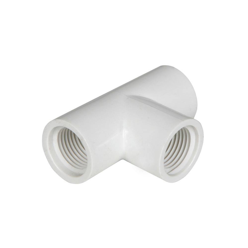 VPC 1. FPT SCH40 PVC Tee 27-405-010B - The Home Depot