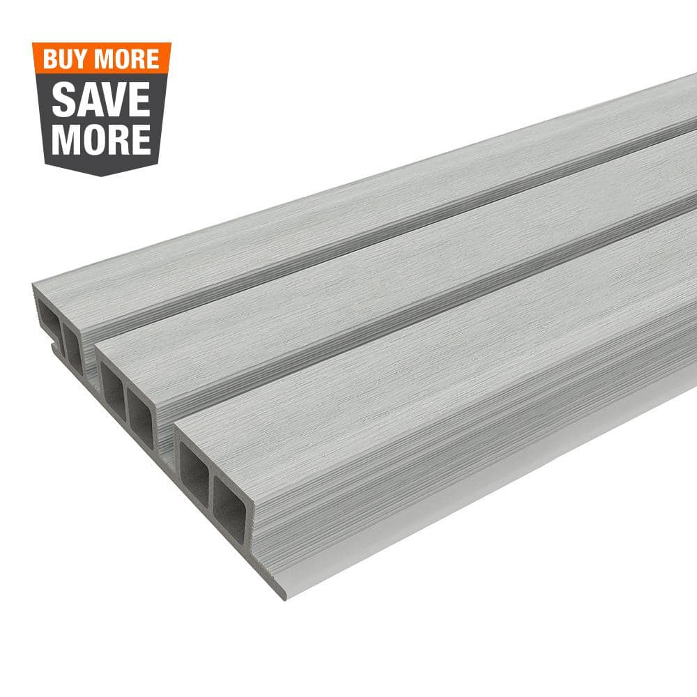 NewTechWood European Siding System 7.7 in. x 96 in. Composite Belgian ...