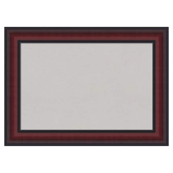 Amanti Art Dalat Cherry 22 in. x 16 in., Poly Framed Grey Cork Memo ...