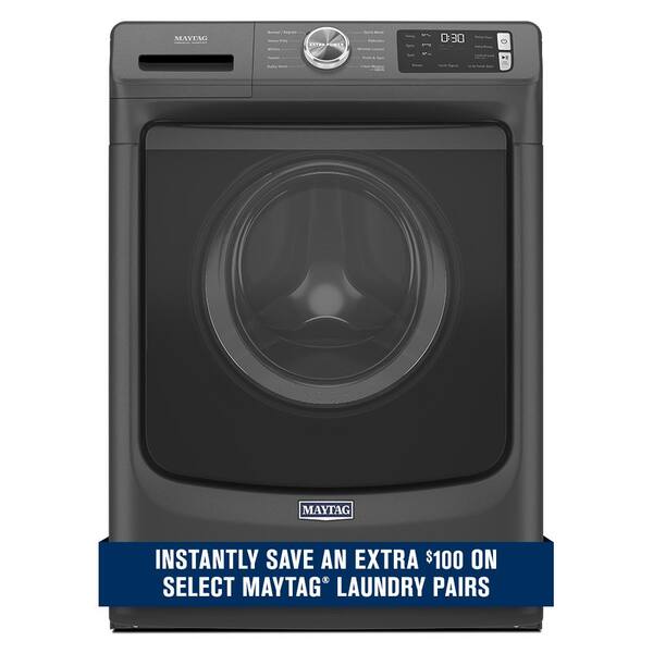 Maytag 4.5 cu. ft. Front Load Washer in Volcano Black MHW5630MBK - The ...