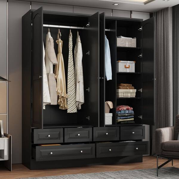 Big black wardrobe store