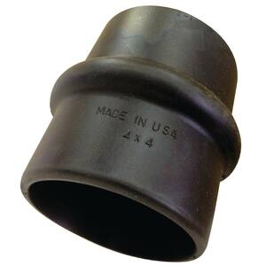 90-Degree EPDM Rubber Elbow, 4 in. 116-290-4000-1 - The Home Depot