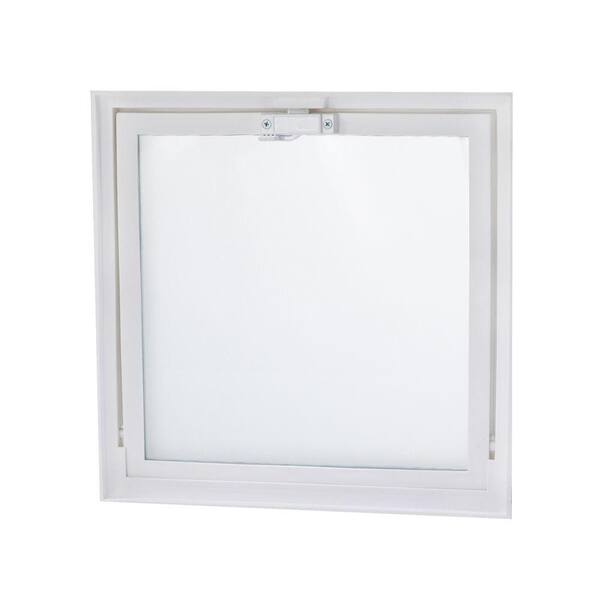 TAFCO WINDOWS 15.75 in. x 15.75 in. Hopper Vent with Screen for Glass ... TAFCO WINDOWS 15.75 in. x 15.75 in. Hopper Vent with Screen for Glass ...
