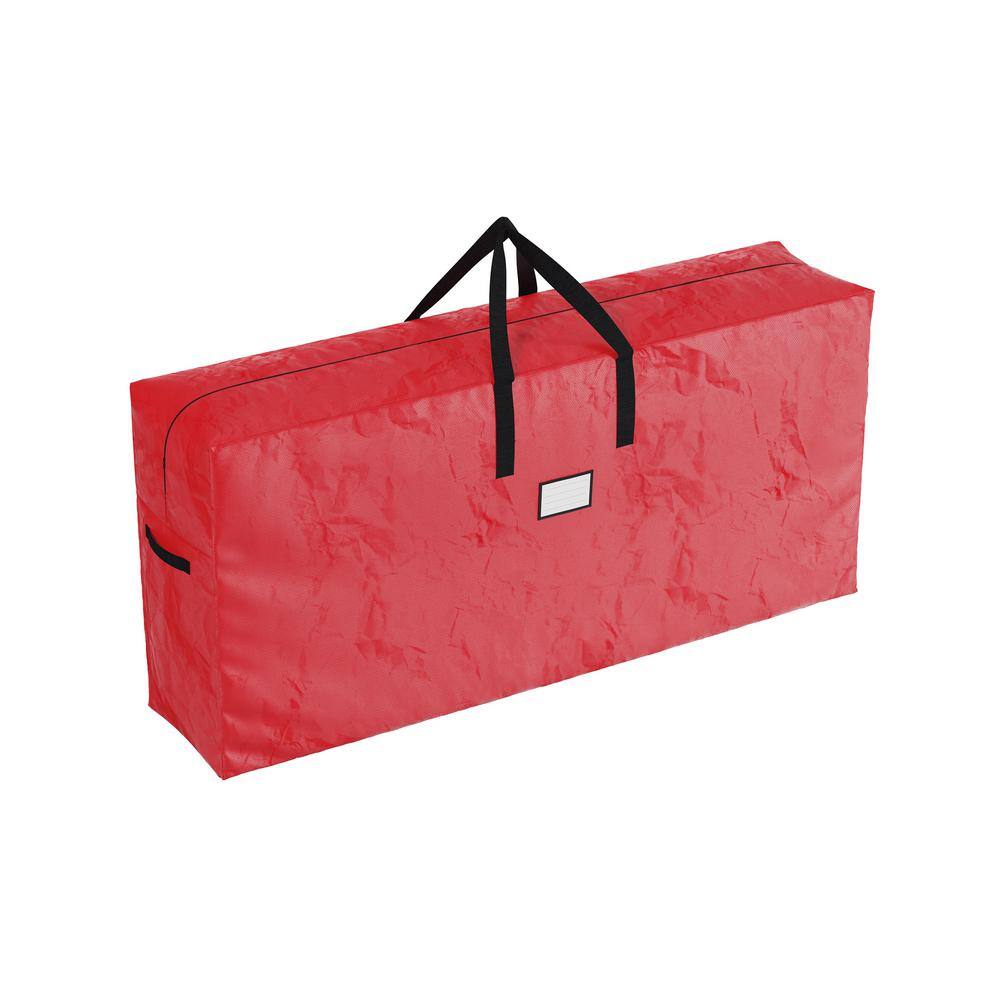 Pure Garden Red Artificial Christmas Tree Storage Bag Set - Zippered ...