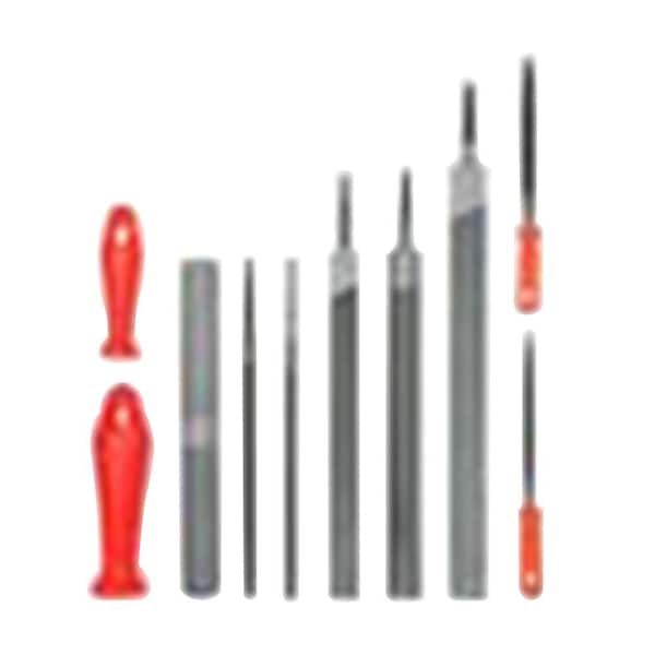 Craftsman Tools Evolv 10-Piece Riffler File Set - 1/8" X 5-1/2" Double ...