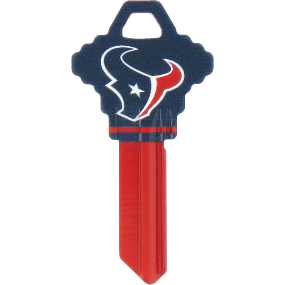Hillman #68 NFL Houston Texans Key Blank 89604 - The Home Depot