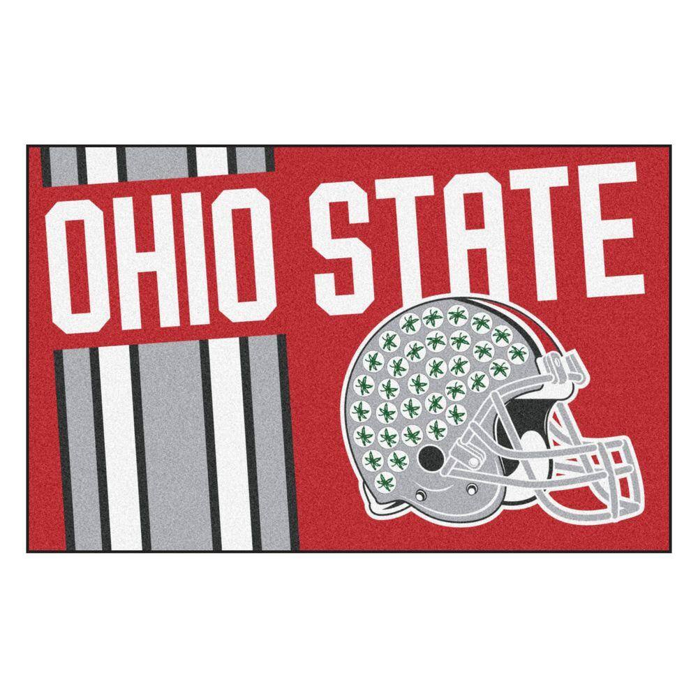 FANMATS NCAA Ohio State University Red 2 ft. x 3 ft. Area Rug 18768 ...