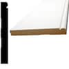 Alexandria Moulding 5/8 in. x 5-1/4 in. x 96 in. MDF Primed Fiberboard ...