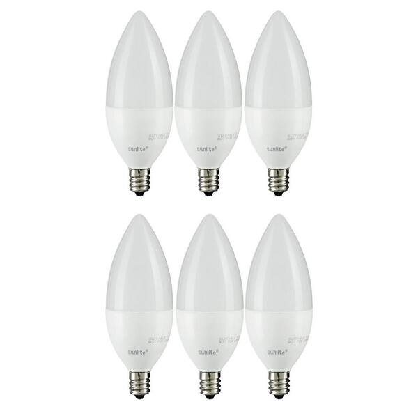 Sunlite 60-Watt Equivalent ENERGY STAR and Dimmable Torpedo Tip Frosted ... Sunlite 60-Watt Equivalent ENERGY STAR and Dimmable Torpedo Tip Frosted ...