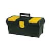 Stanley 16 in. Portable Plastic with Lid Organizer Mobile Tool Box ...