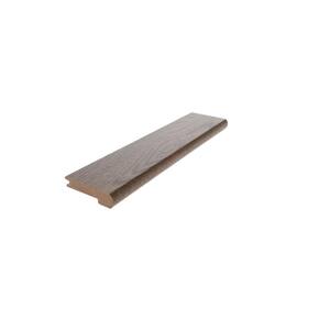 ROPPE Stair Nose Sepia Red Oak 0.50 in. T x 0.75 in. W x 78 in. L Matte ...