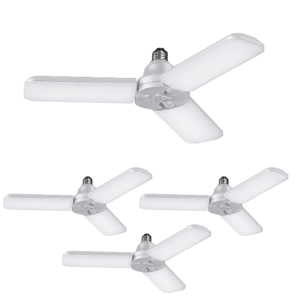 Feit Electric 300-Watt Equivalent Indoor Garage 3-Panel Foldable LED ...