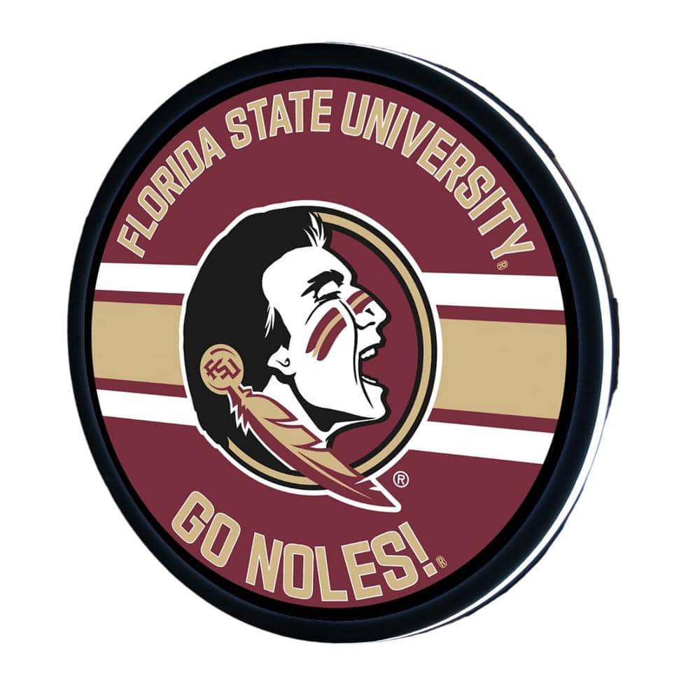 Evergreen Florida State University 15 in. Round Plug-in LED Lighted ...