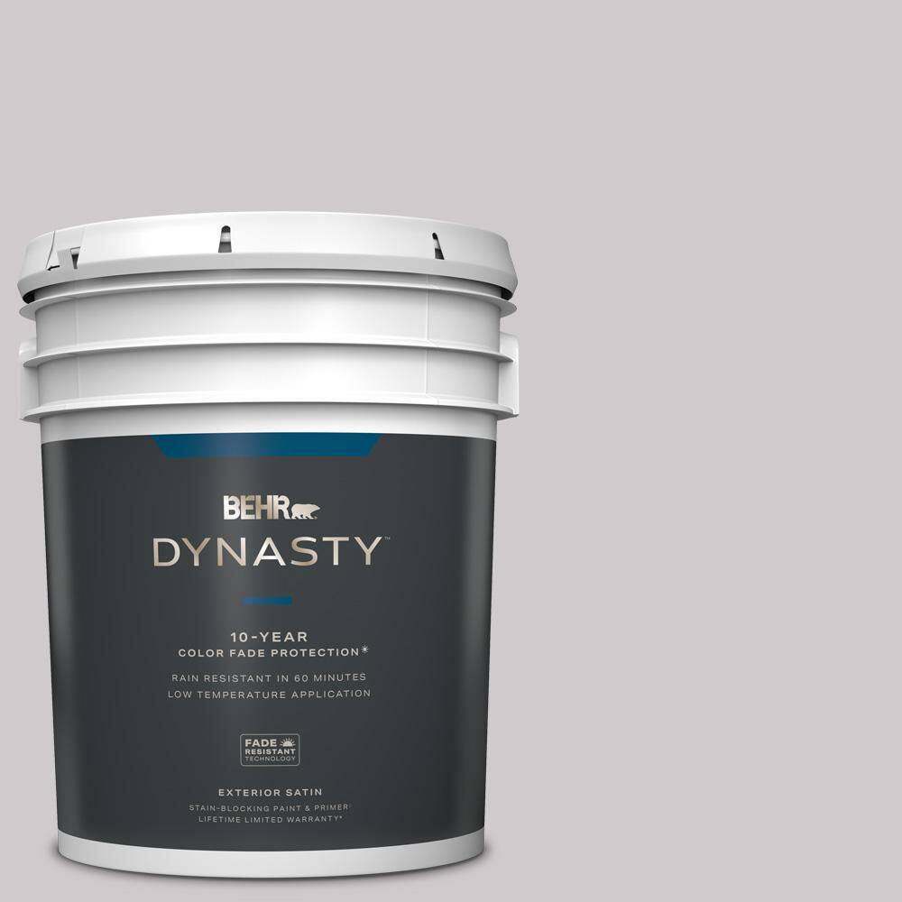 BEHR DYNASTY 5 gal. #MQ3-28 Rock Crystal Satin Enamel Exterior Stain ...