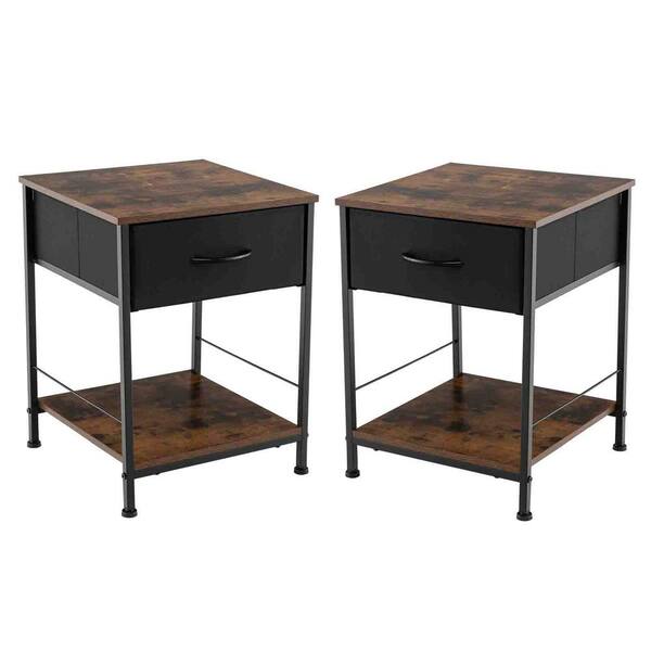 Costway set of 2 nightstands store