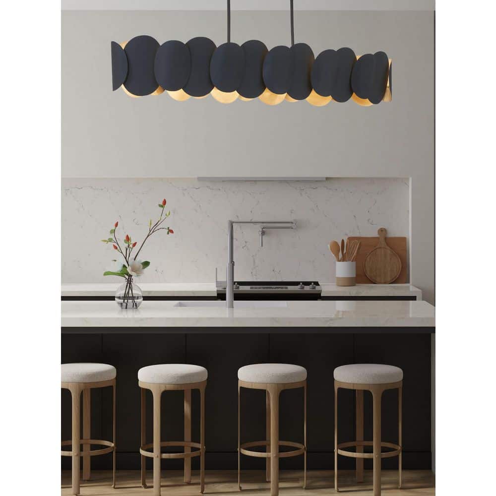 Minka Lavery Vailen 10-Light 2-Tone Indoor Island Chandelier for Dining ...