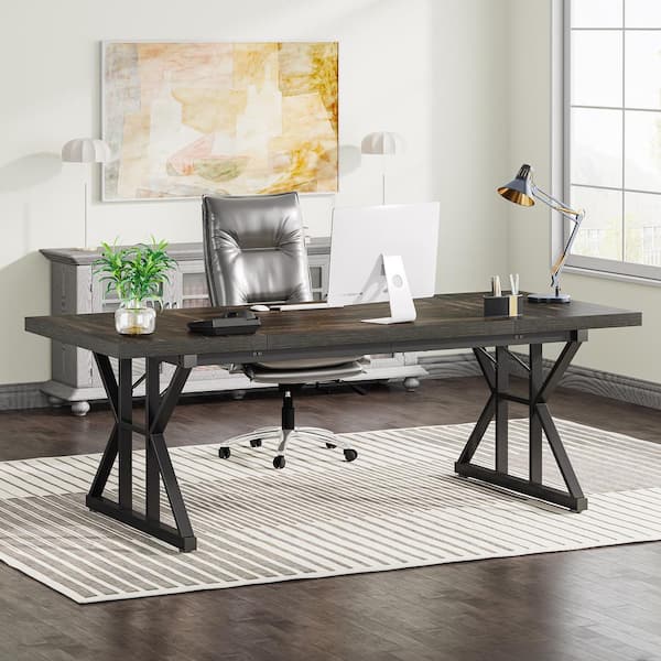Wood - Black - Desks - The Home Depot