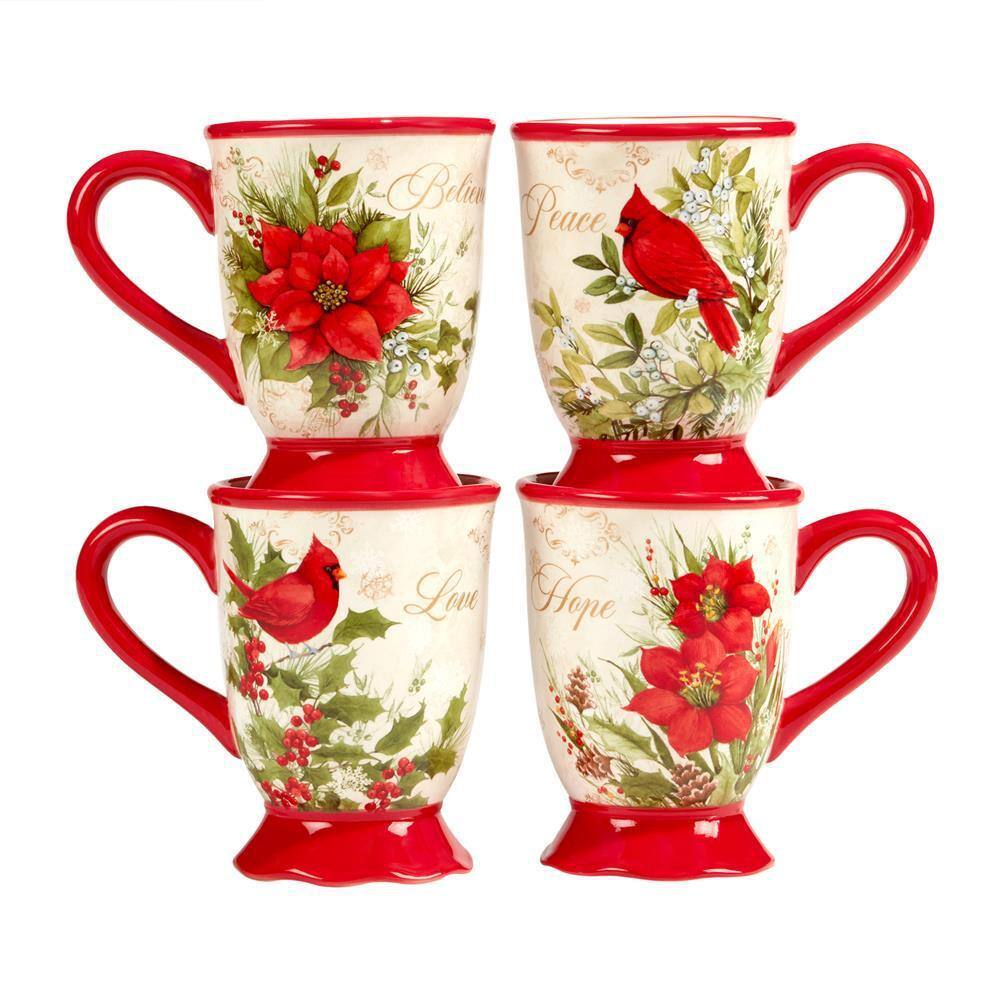 Certified International Winter's Medley 16 oz. Multi-Colored ...