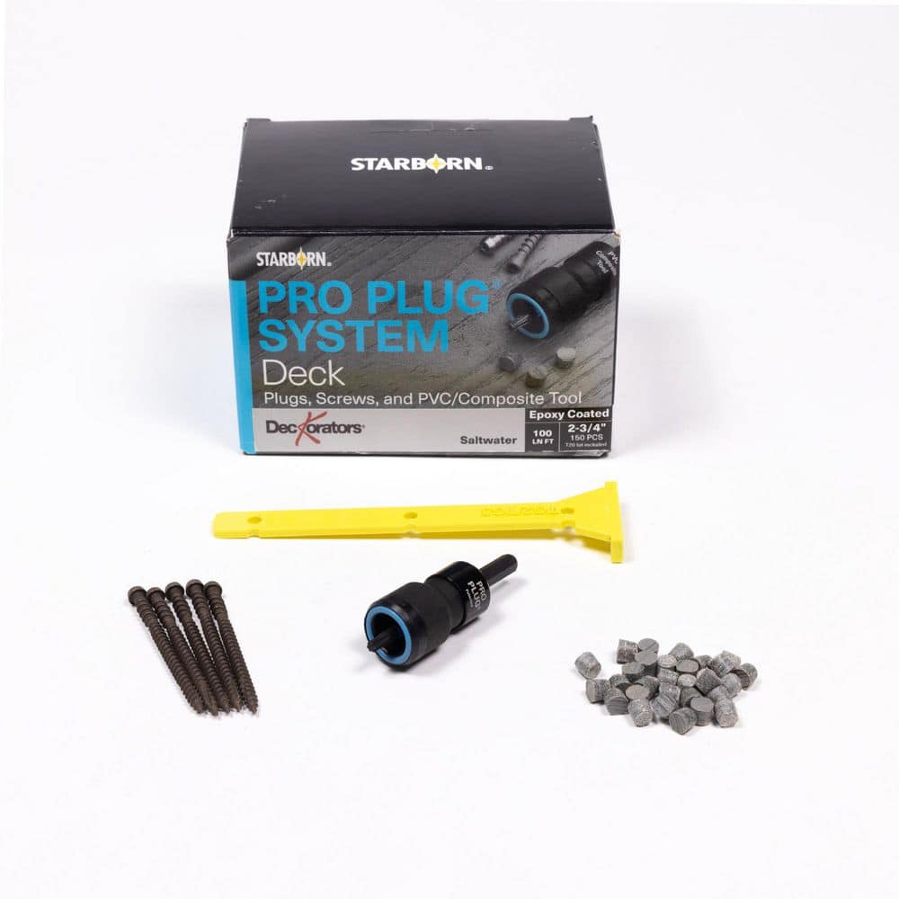 Deckorators Venture #10 x 2-3/4 in. Star Trim Head Pro Plug System ...