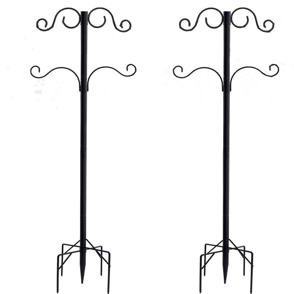FAWEY TRED INC 99 in. Metal Shepard's Hooks for Outdoor Heavy Duty ...