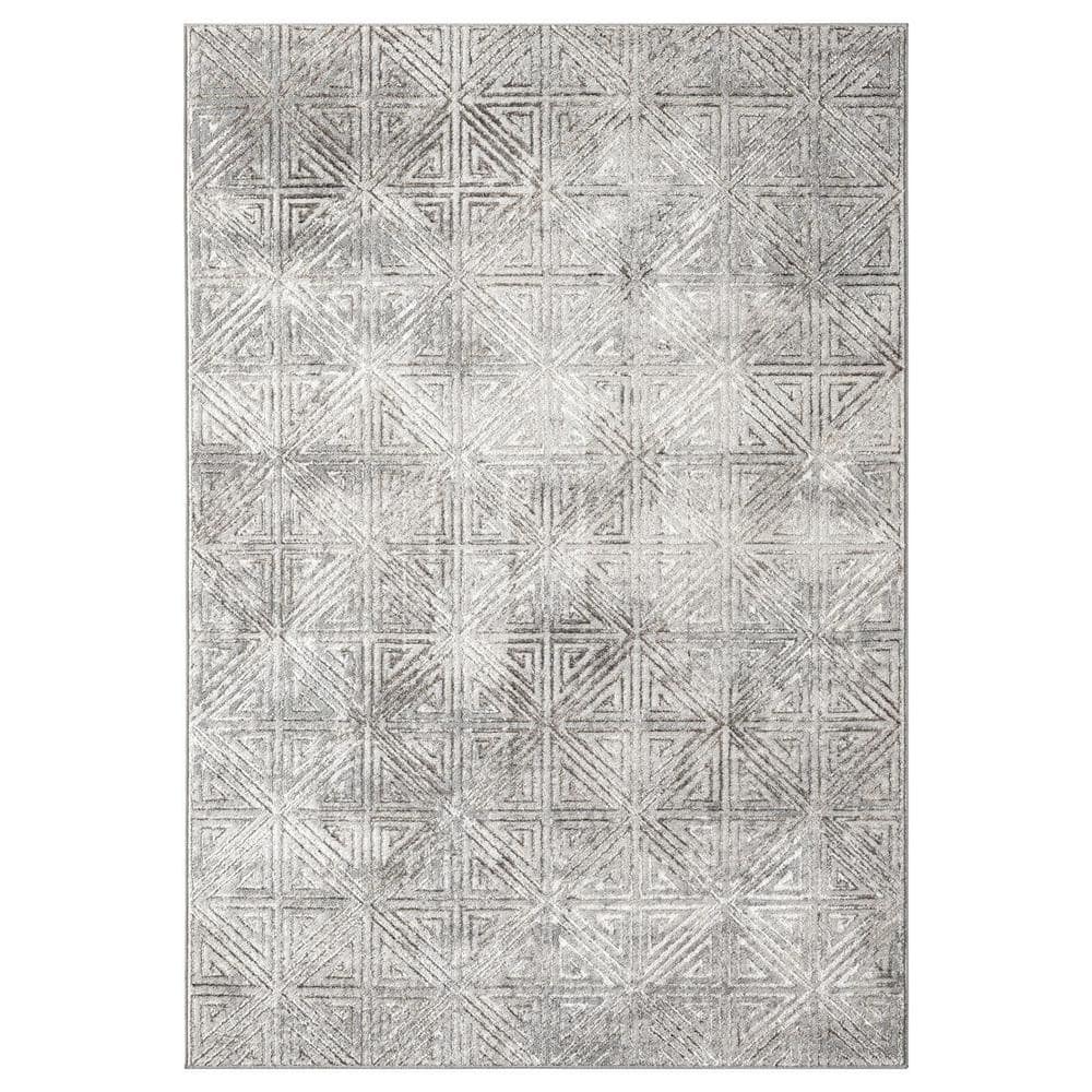 LUXE WEAVERS Florance Collection Modern Moroccan Geometric Vizon 9x12 ...
