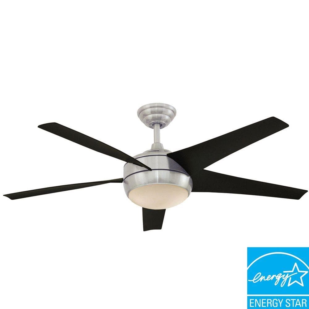 Reviews for Hampton Bay Windward IV 52 in. Indoor Brushed Nickel Energy ...