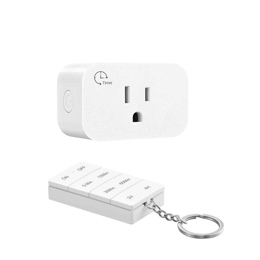 DEWENWILS Wireless Indoor Remote Control Outlet Switch with Timer and 1 ...